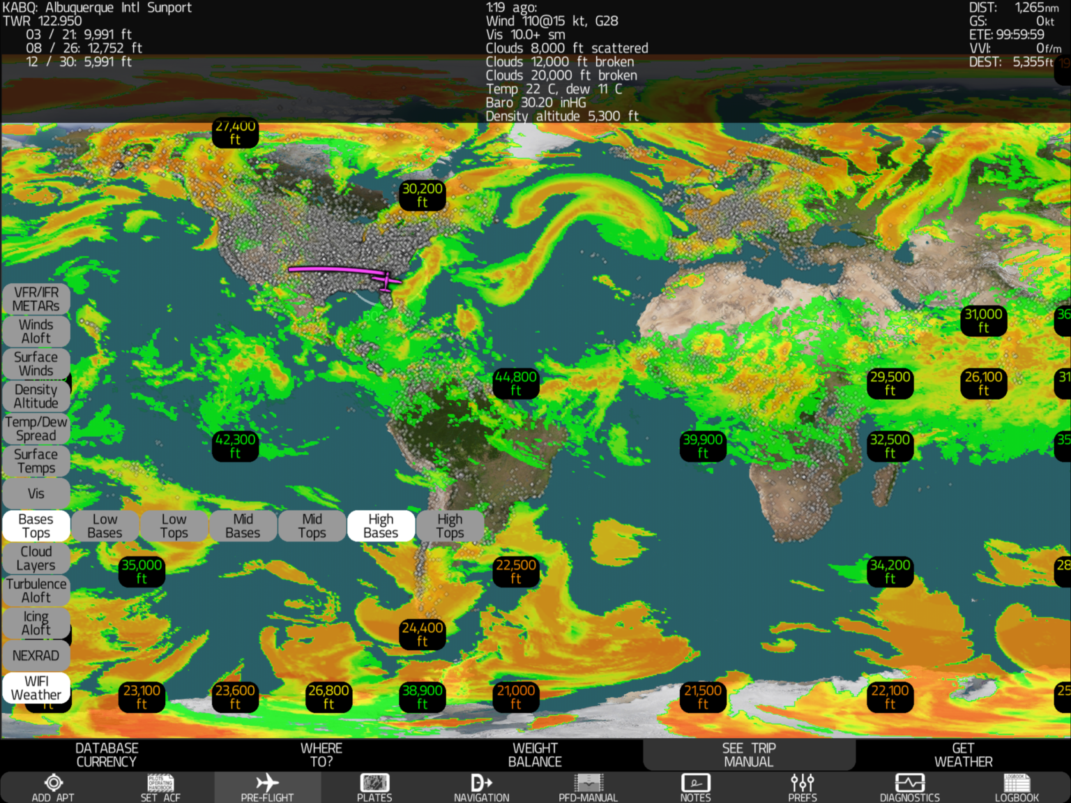 New Xavion Weather Maps - X-Plane